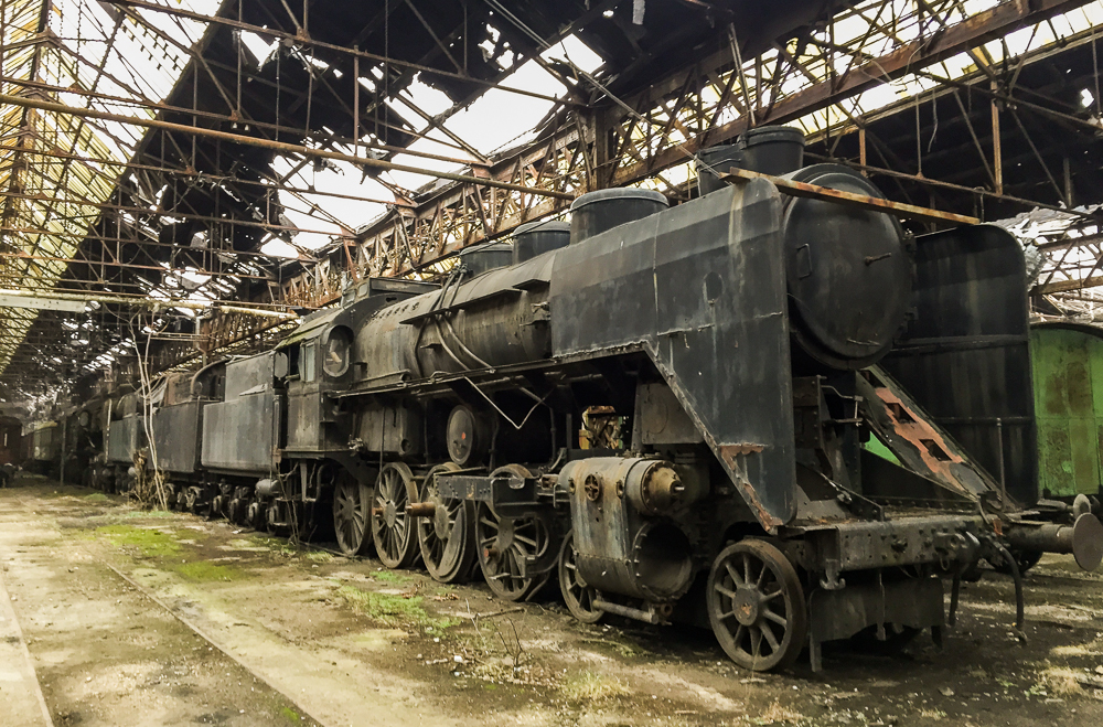 Deserted Places: Inside an abandoned train yard in Budpest