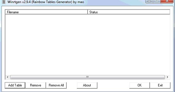 My Cybersecurity Journal: Rainbow Table Attack Using RainbowCrack