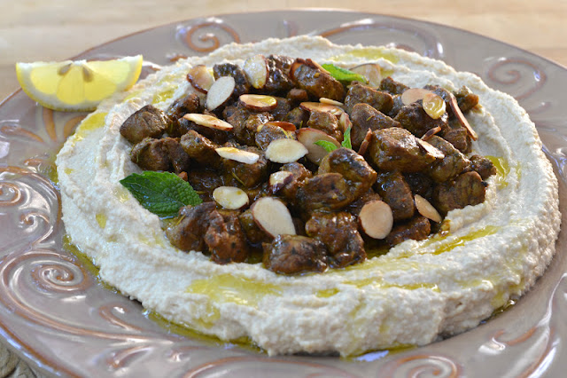 Hummus with Spiced Lamb (Hummus bil Lahme) | The View from Great Island