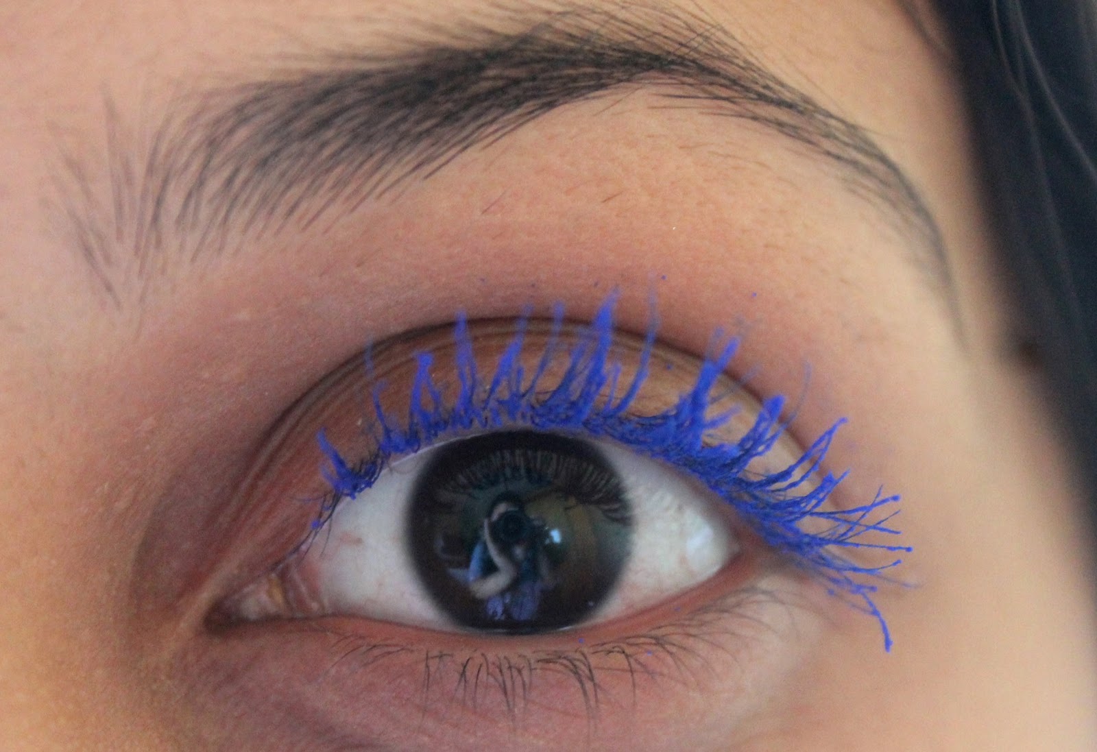 Entre esmaltes e batons: Resultado do Rímel Azul