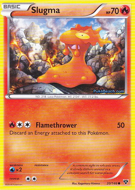 Slugma -- Pokemon X and Y Card Review | PrimetimePokemon's Blog