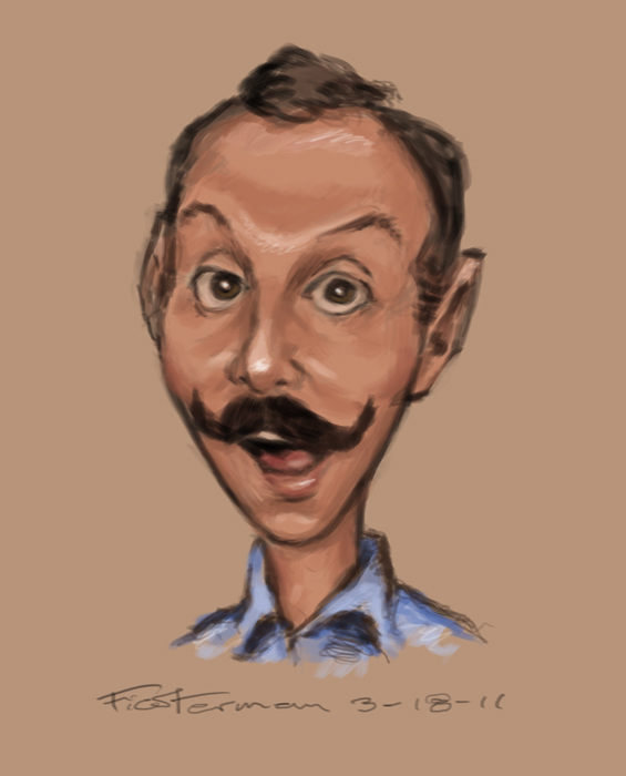 William Fiesterman One Painting or Drawing Per Day: Caricature of Sam ...