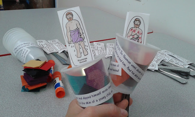 The Confident Journal: Sunday School Craft - Elisha and Naamon the Leper