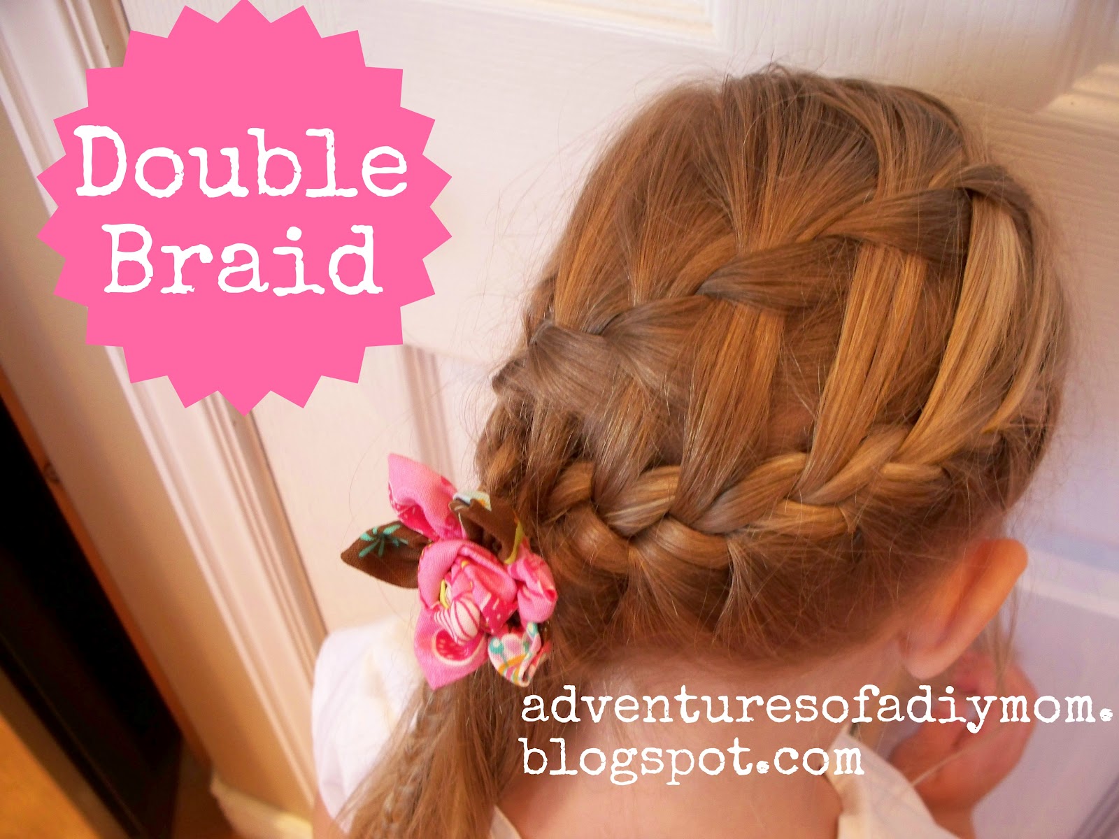 Mini Hair Series - Double Braid - Adventures of a DIY Mom