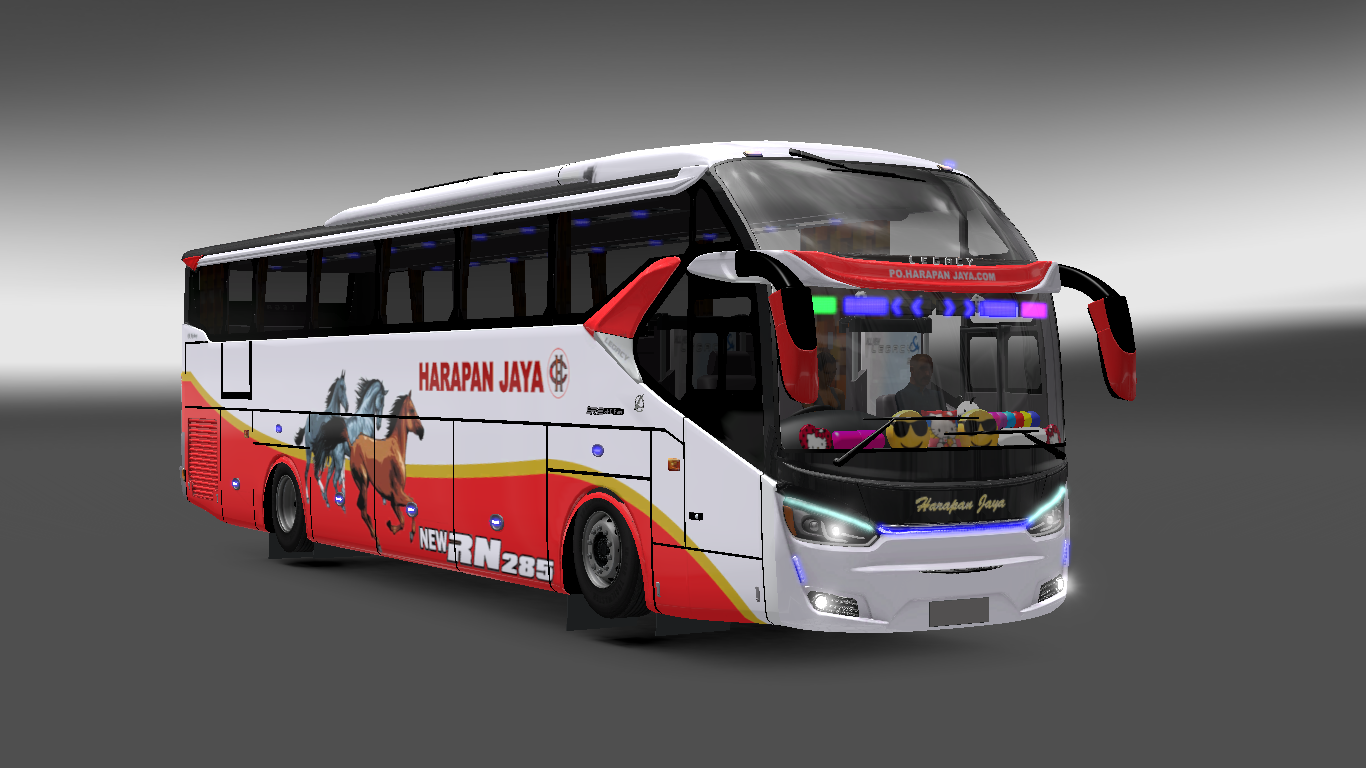 Adji Sket: Download Mod bus SR2 XHD­+ACC by OJEPeJe ETS2