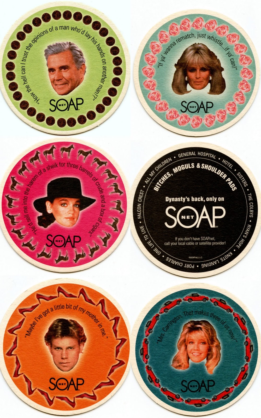 Dynasty: SoapNet Coasters
