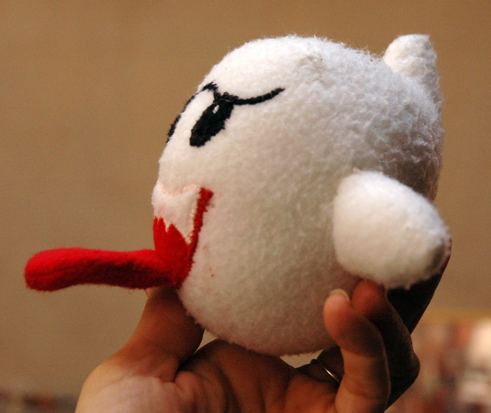 Purple Goddess in Frog Pyjamas: TBT - The First Plush I Ever Made - Boo