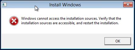 Austin's blog: Error "Windows cannot access the installation sources ...