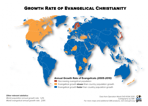 Study: 2.6 Billion of World Population Expected to Be Christian by 2020