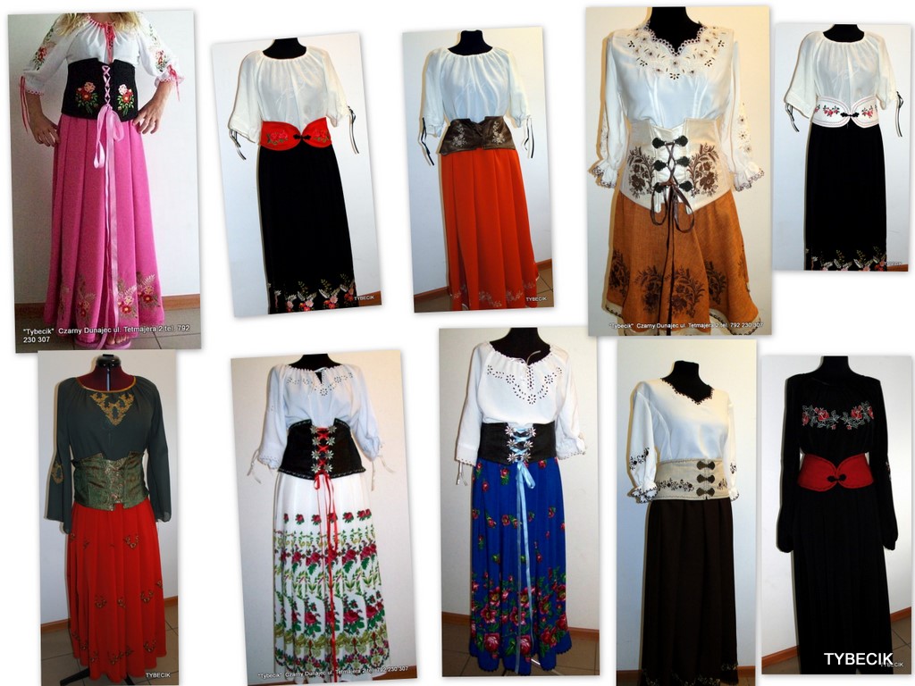 stroje góralskie: Tybecik - stroje góralskie, regionalne