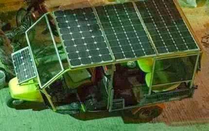 Pakistan’s Auto-Rickshaw with Solar Energy
