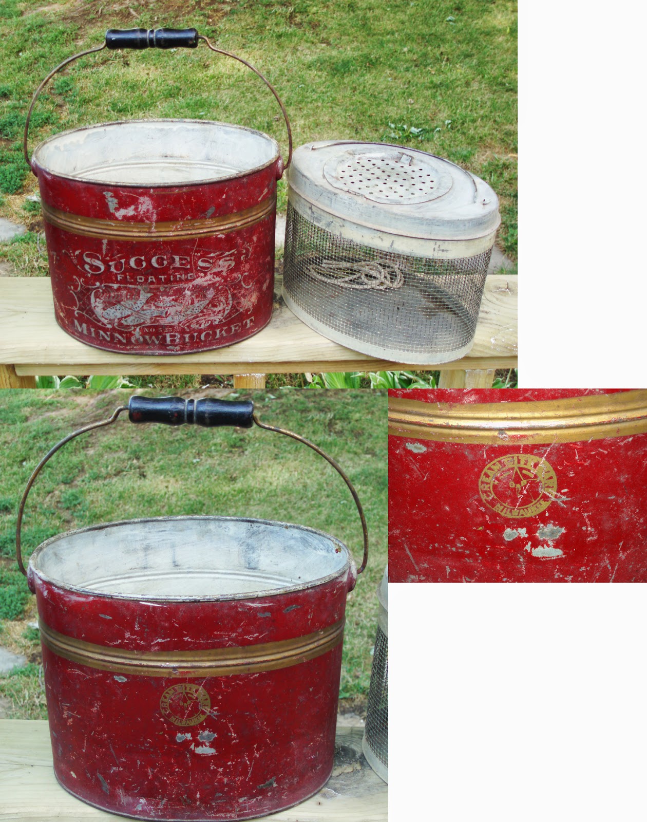 Cream City Fishing Tackle: Minnow Bucket- Success