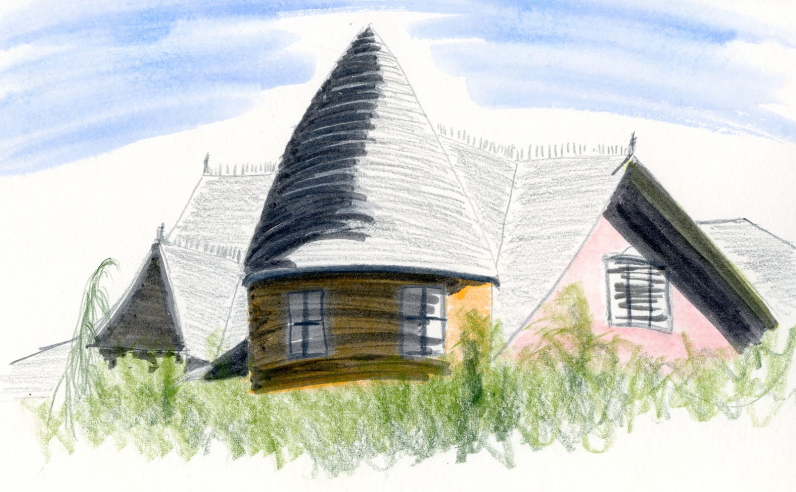 Urban Sketchers Seattle: The Georgetown Castle