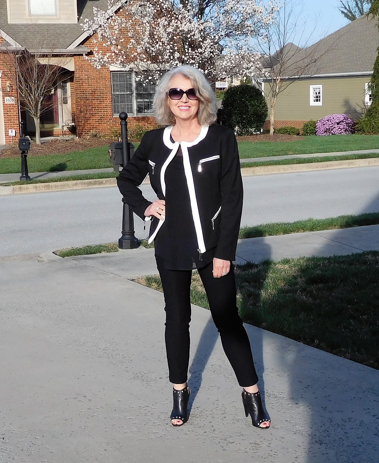 Fifty, not Frumpy: Black and White for Spring