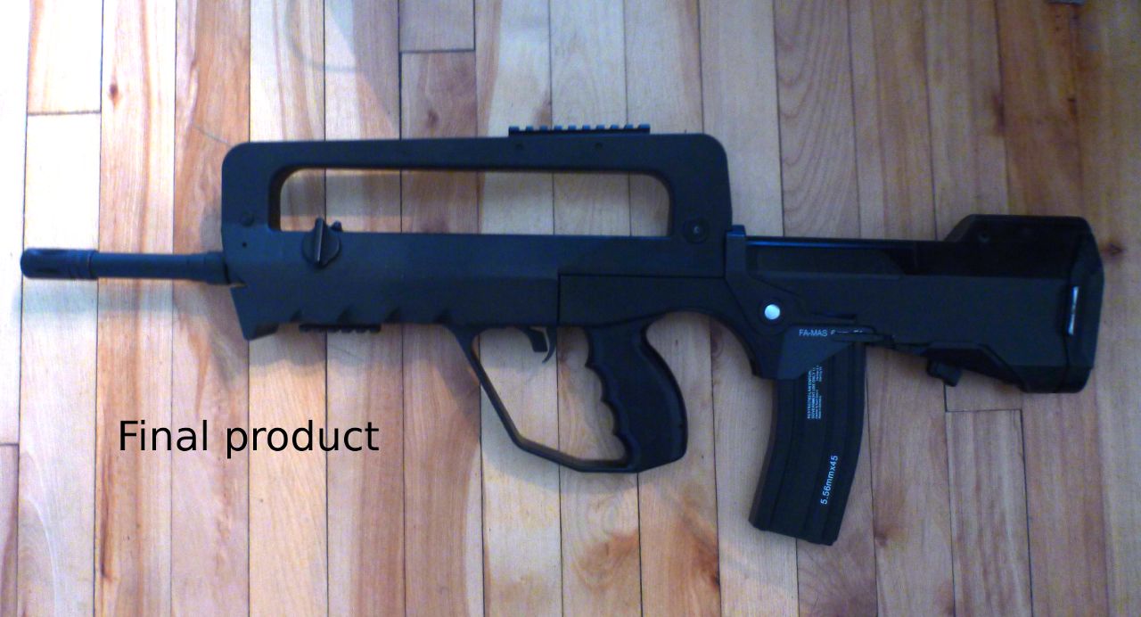Taktik Airsoft: Famas G1 convertion to Famas G2 STANAG