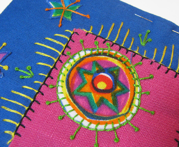 Raw edge patchwork - part one