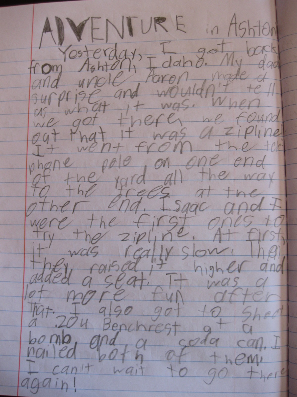 Five Kids in Five Years: Favorite Journal Entries - and writing prompt ...