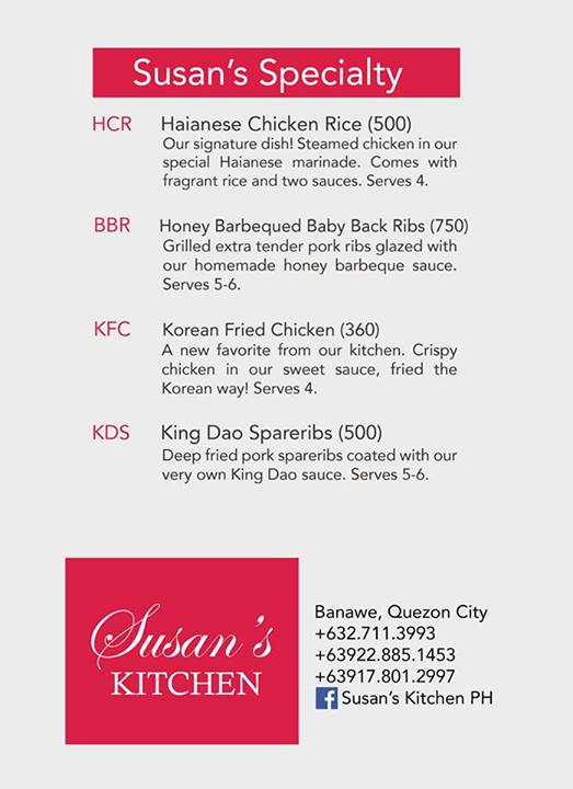 Lucky Citrine: Susan's Kitchen, Banawe