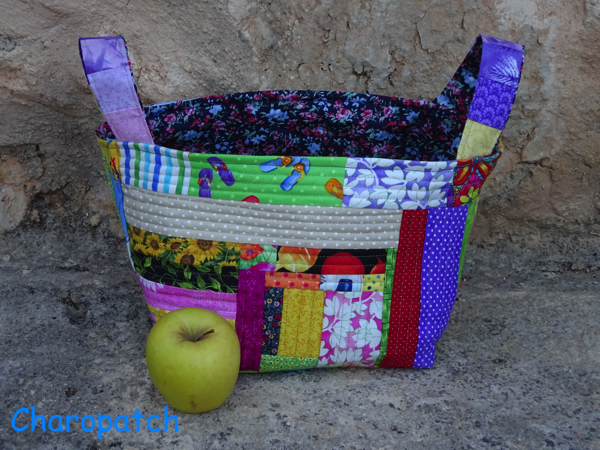 Charo's Patchwork: Tutorial "quilt as you go"