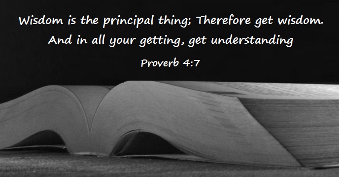 A Christian's Worldview: A Father To Son Talk, Proverb 4