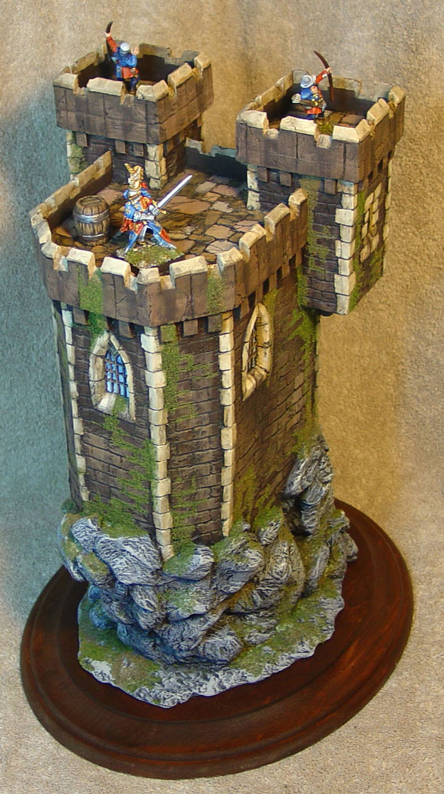 James Wappel Miniature Painting: Painting the Guard Tower diorama