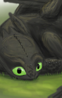 Toothless the Nightfury: Toothless Calm Stare (Happy Birthday ...