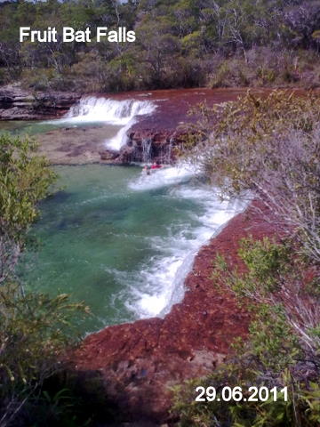 Jan Martin's Travel Blog: Fruit Bat Falls, Queensland Wednesday 29th ...