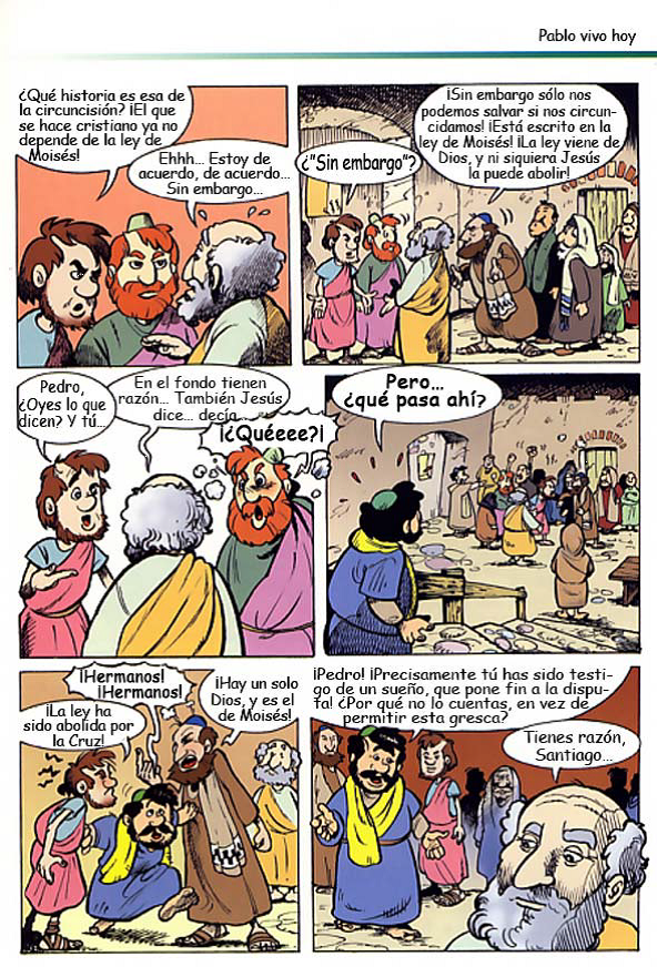 VIVAMOS LOS ESCRITOS DE PABLO: Comic: LA EVANGELIZACIÓN DE PABLO