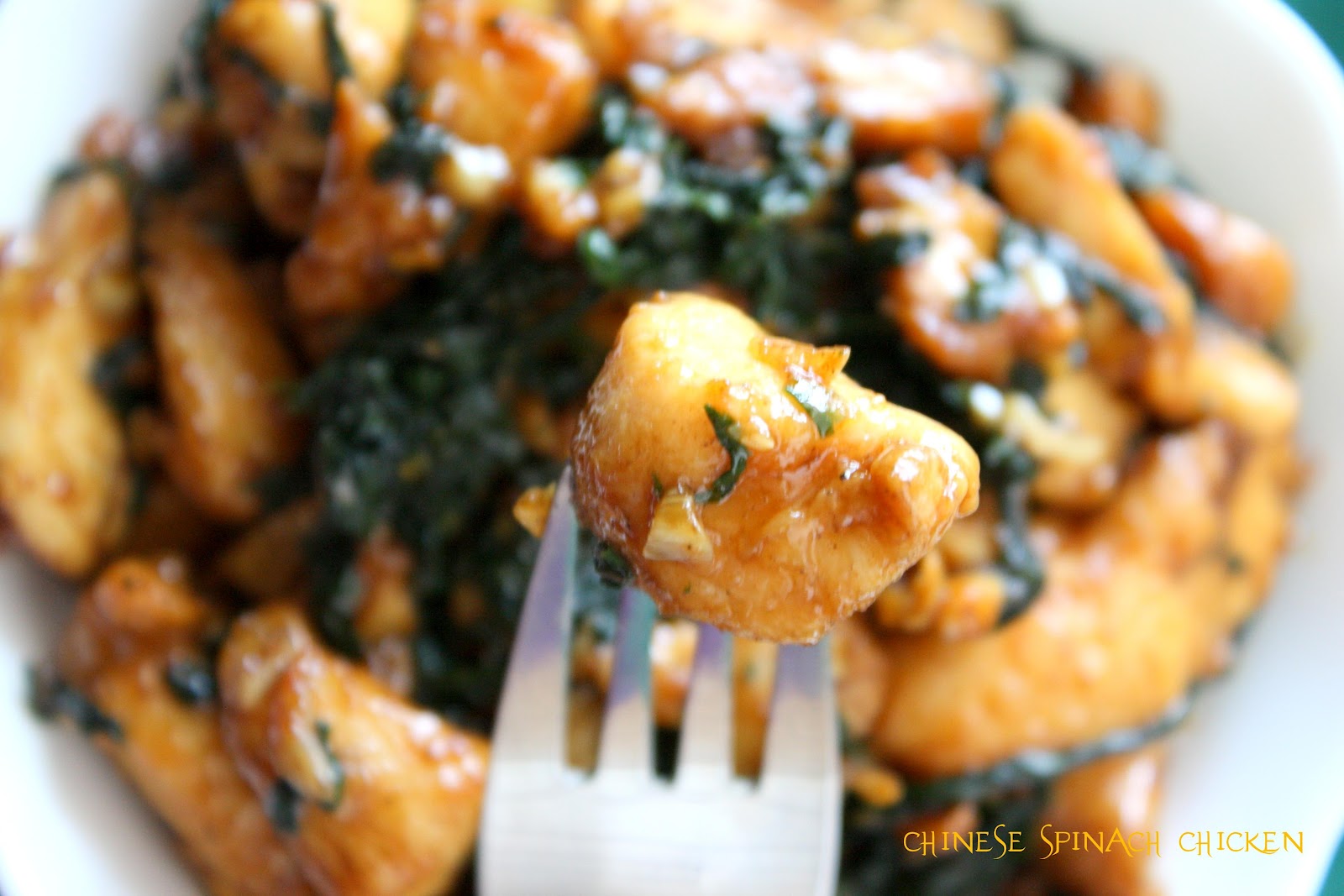 Cook like Priya: Chinese Chicken Spinach Stir-fry ~ a tasty brunch