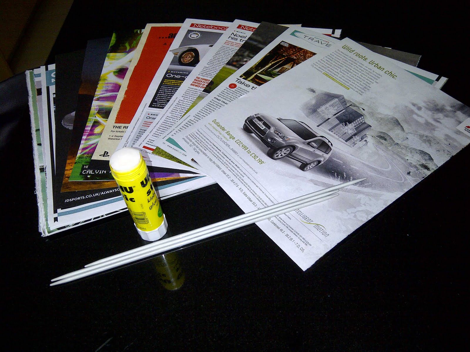 Creativity becomes me...: Recycled magazines