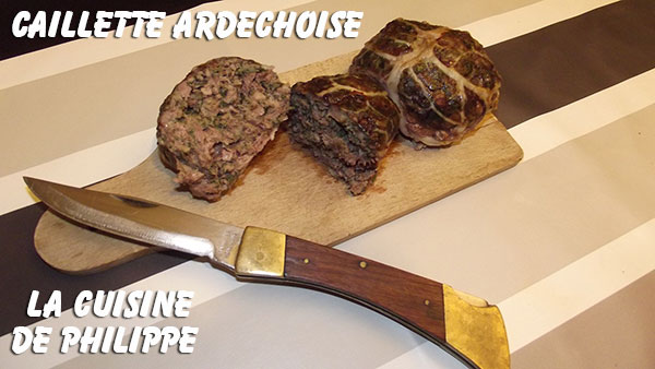 La cuisine de Philippe: Caillette ardéchoise