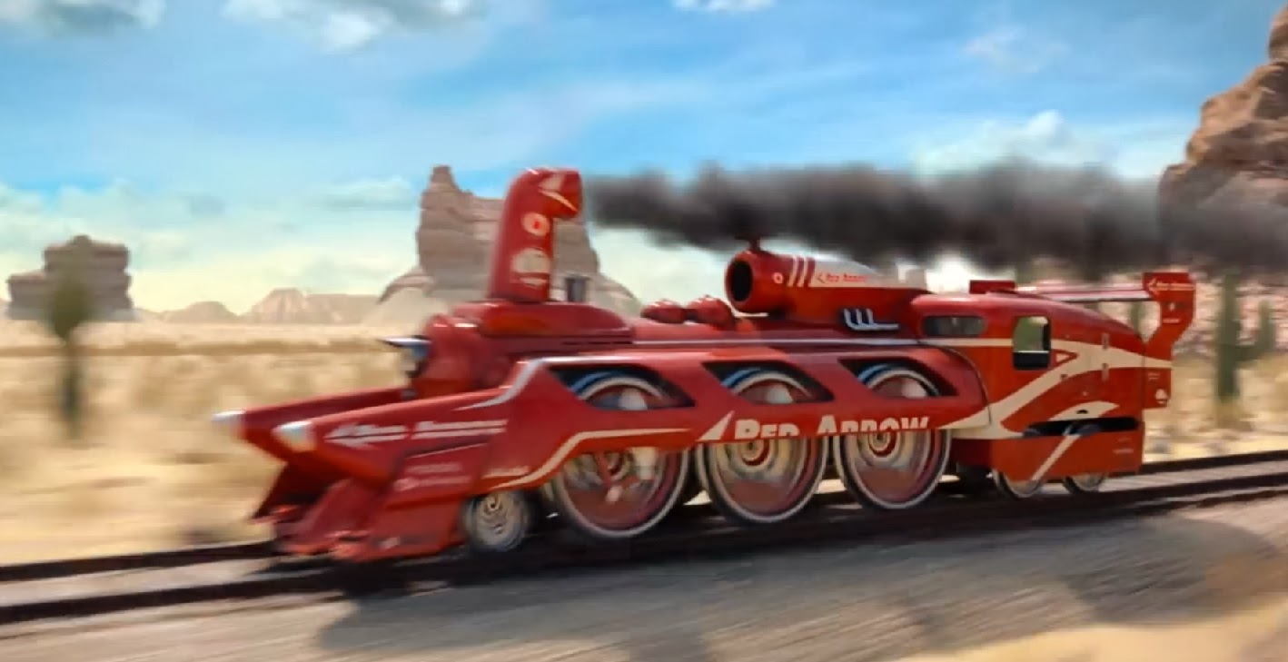 Just A Car Guy: racing trains... incredibly cool steam locomotive ...
