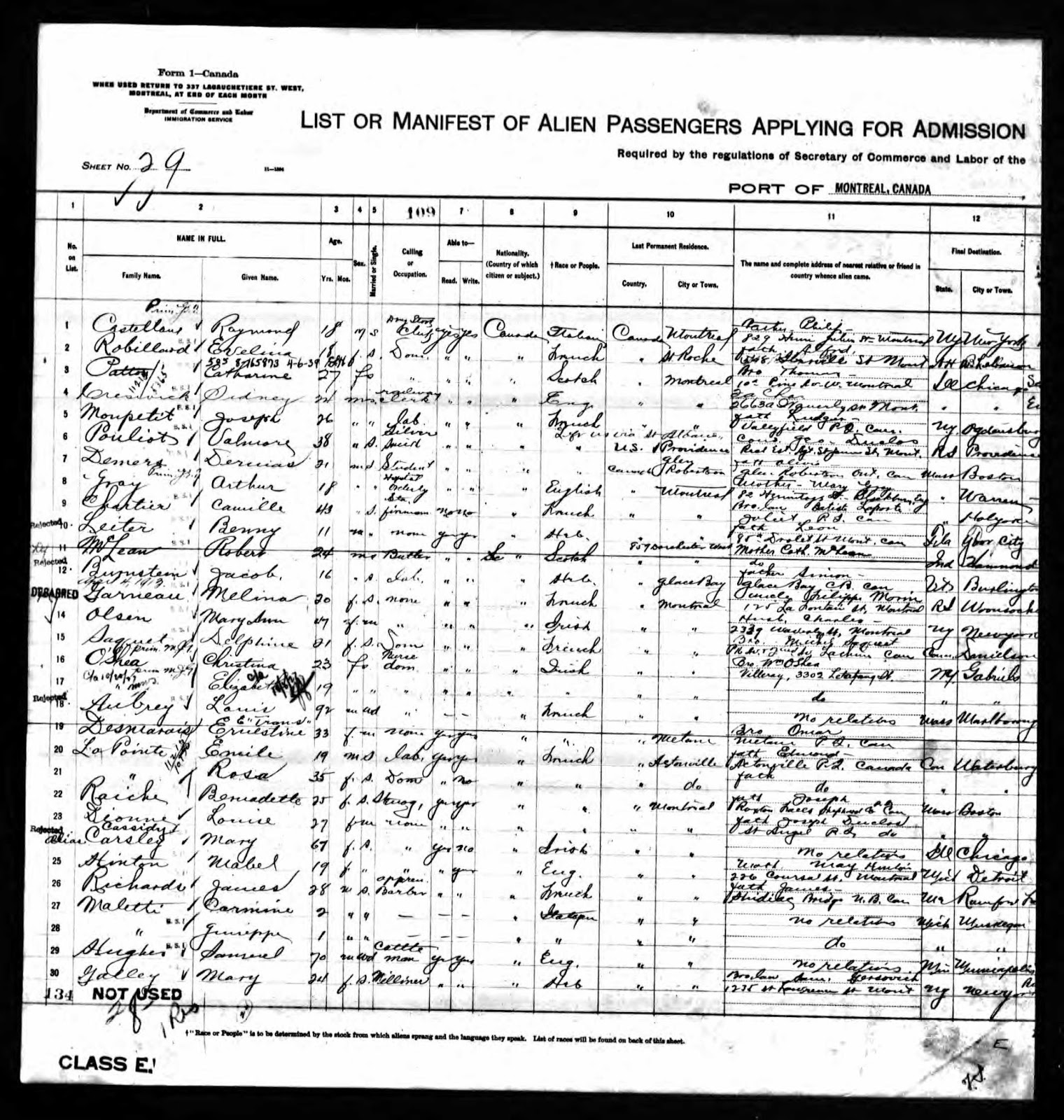 Family Tree & Branches: ANCESTOR SPOTLIGHT: CAMILLE CHARTIER