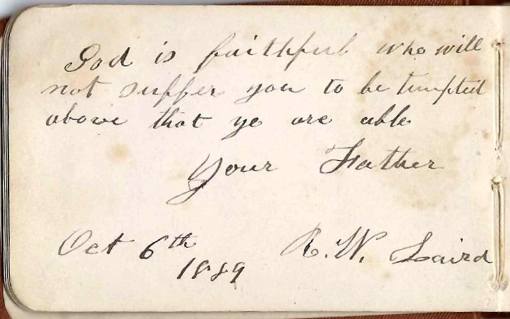 Heirlooms Reunited: 1880s Autograph Album of Clara J. Laird of Chelsea ...