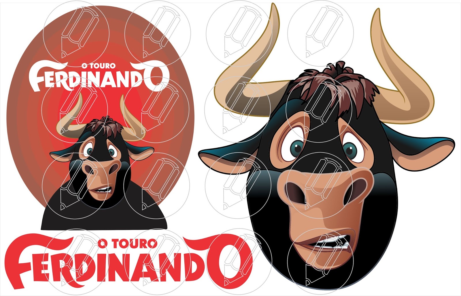 Vendas MR: vetores corel touro ferdinando imagens png