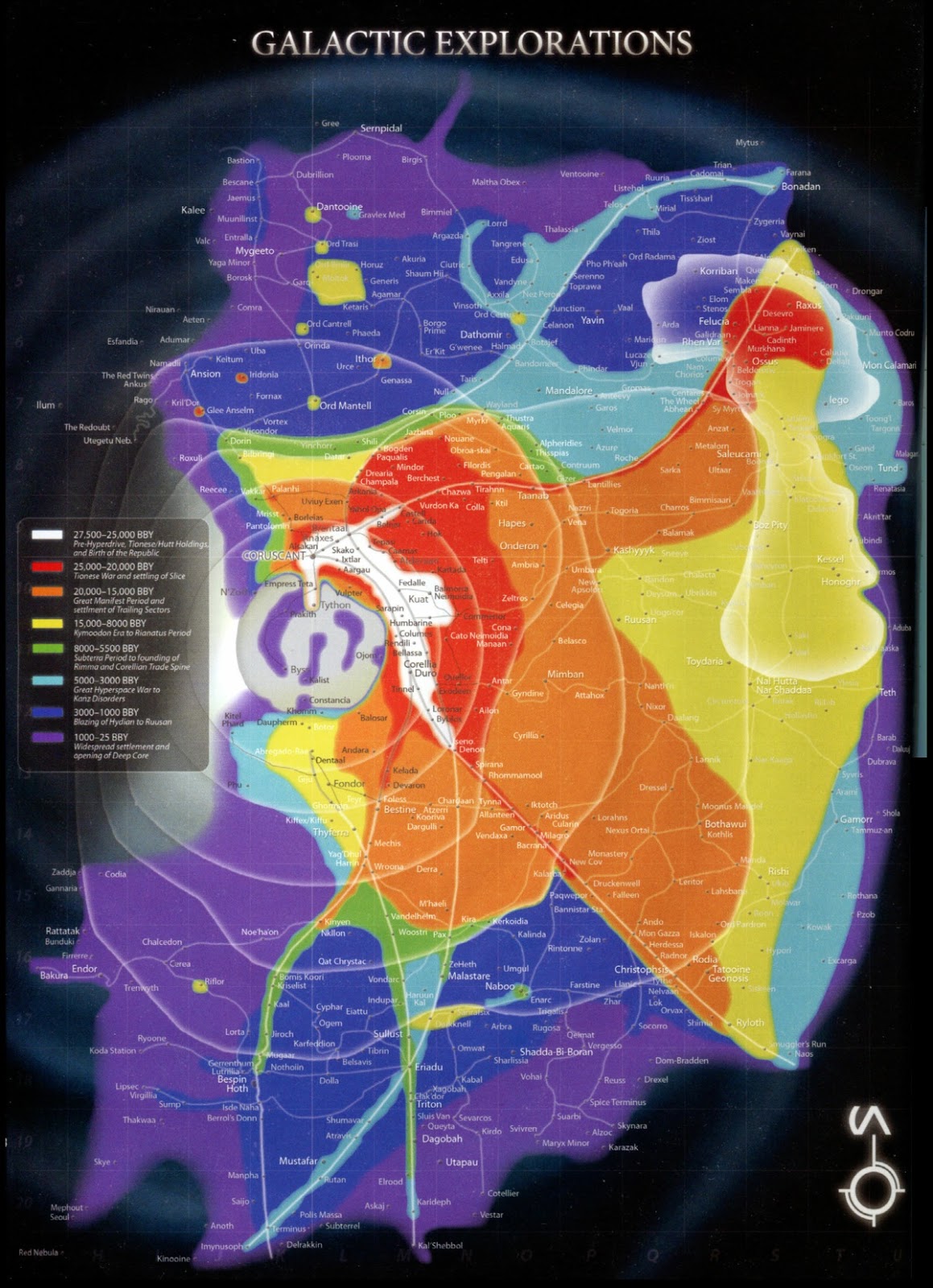 Geographic Travels: Maps of Science Fiction Universes: Battlestar ...