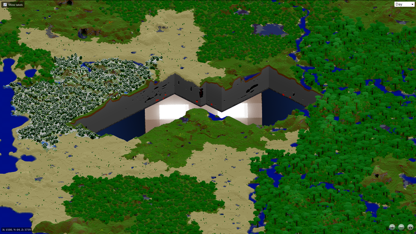 d74g0n's Minecraft Pixel Sun: Herobrine: The Missing Chunk