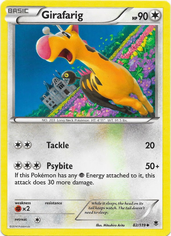 Girafarig -- Phantom Forces Pokemon Card Review | PrimetimePokemon's Blog