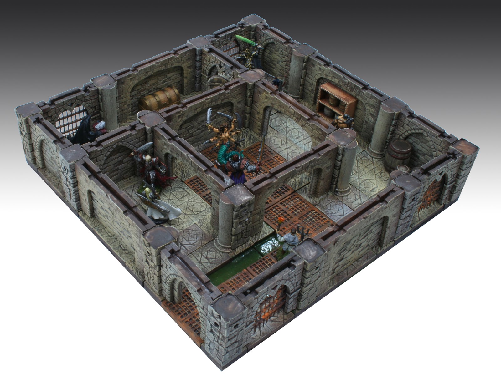 Wargame News and Terrain: Manorhouse Workshop: New Miniature Dungeon ...