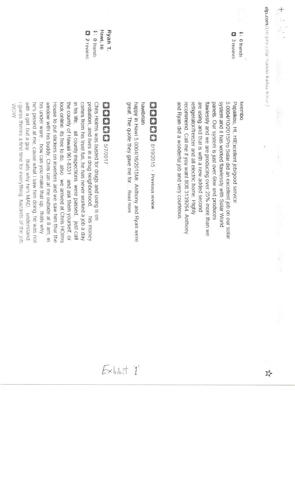 Pro Solar Hawaii Gets Sued By Customer For Libel Per Se ~ Hawaii Solar ...