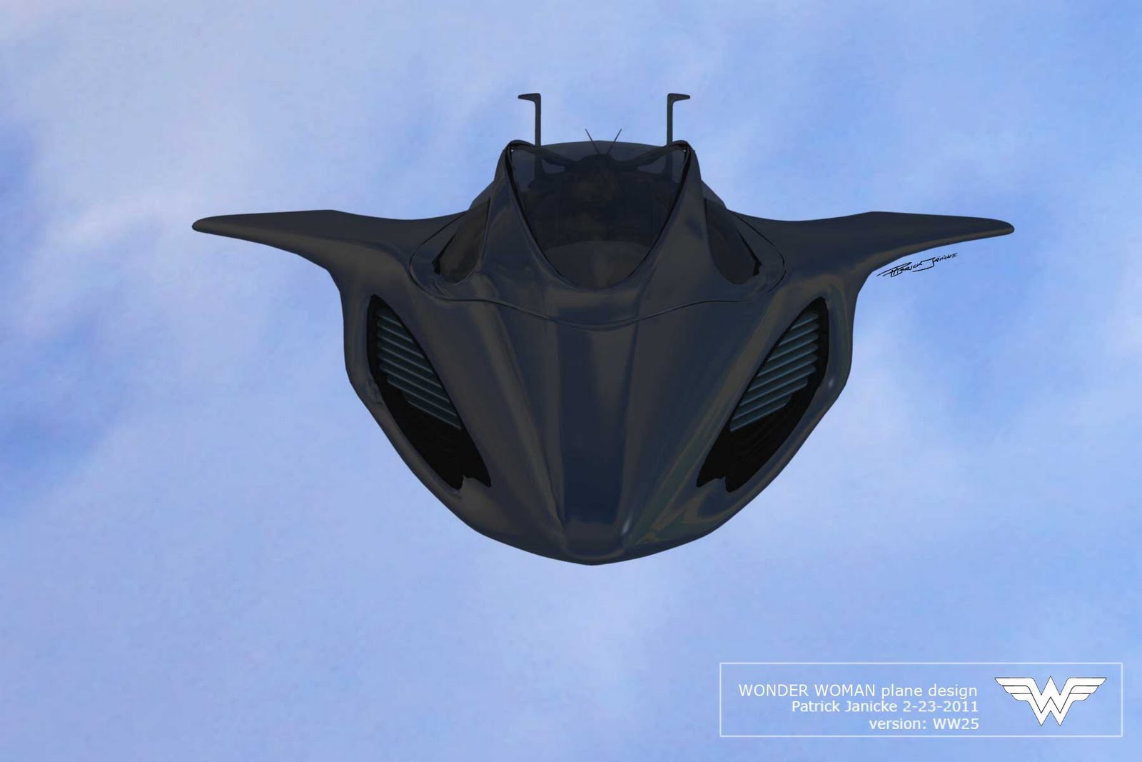 designs fiction: New Invisible Plane design for Wonder Woman by Patrick ...