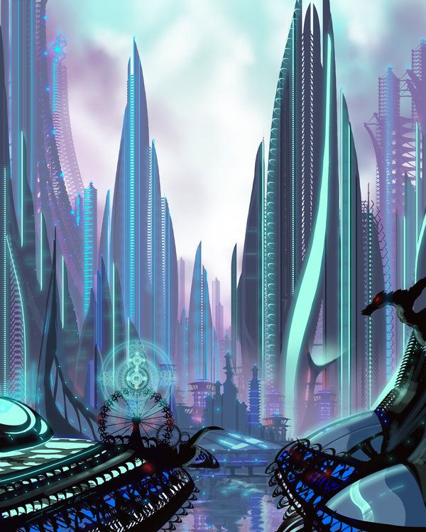 Sora's Pictures of Various Cool Stuff: Futuristic and Alien Civilizations