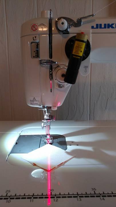 Slice of Pi Quilts: Sewing Machine Laser