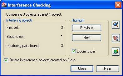AUTO-CAD MATERIAL: Interference Checking