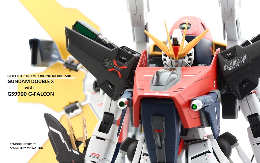 Custom Build: MG 1/100 Gundam Double X + G-Falcon