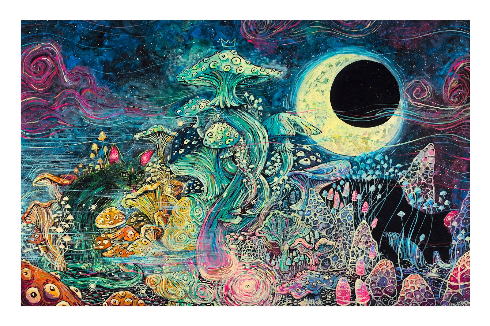 INSIDE THE ROCK POSTER FRAME BLOG: James Eads Night Caps Prints & More ...