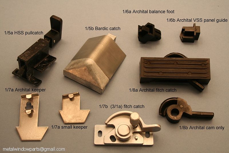 Metal Window Parts: More parts for Commercial Windows.