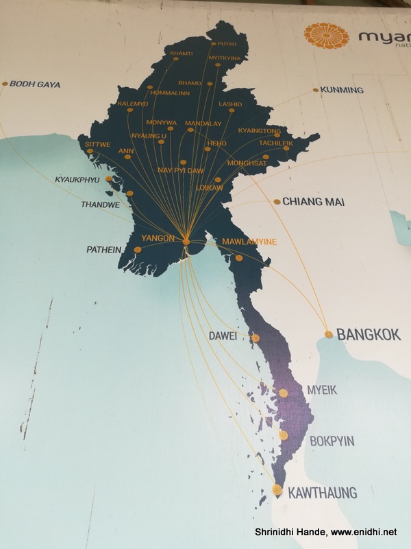 Myanmar airlines, airports, domestic flight network - The Airline Blog