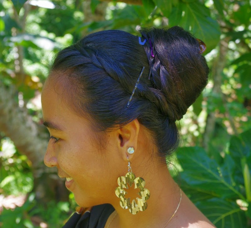 Braids & Hairstyles for Super Long Hair: Micronesian Girl~ Twisted ...