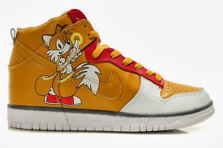 Nike SB Dunk Cartoon Shoes : Nike Dunks Miles Tails Prower Shoes Sonic ...